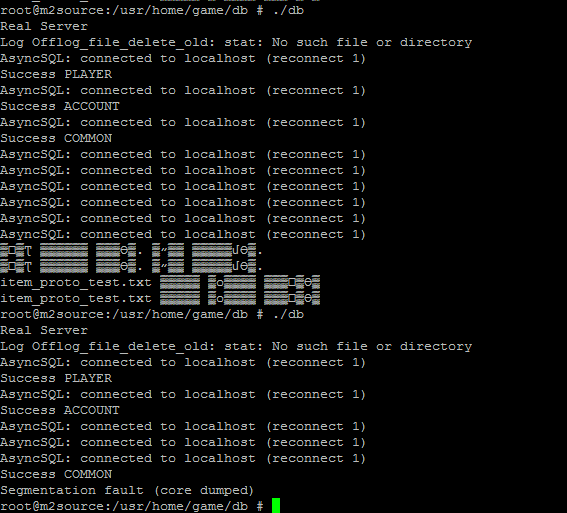 Database Bug Start Fixed - Programming & Scripts / Systems - Metin2 Dev
